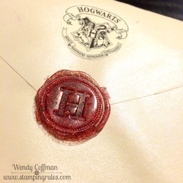 Hogwarts Envelope Stamp