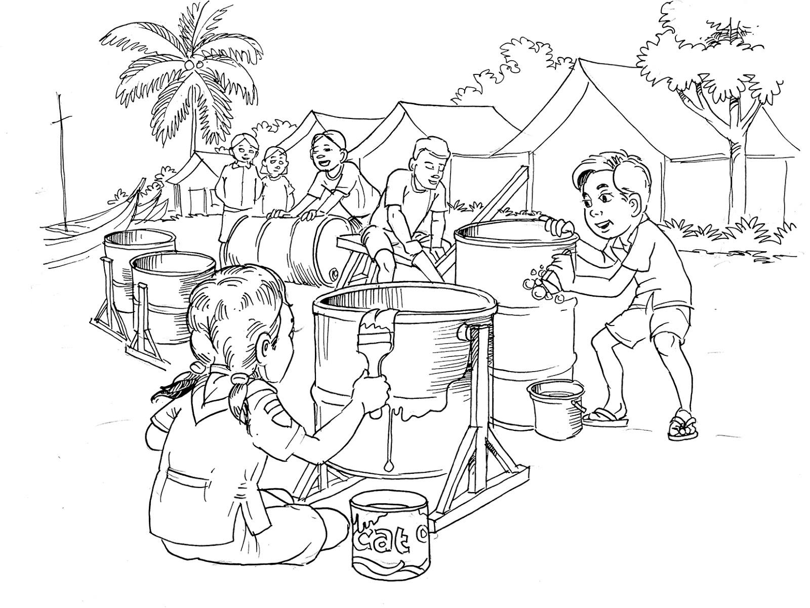 jatmika sketch & drawing: Menggambar ilustrasi buku anak