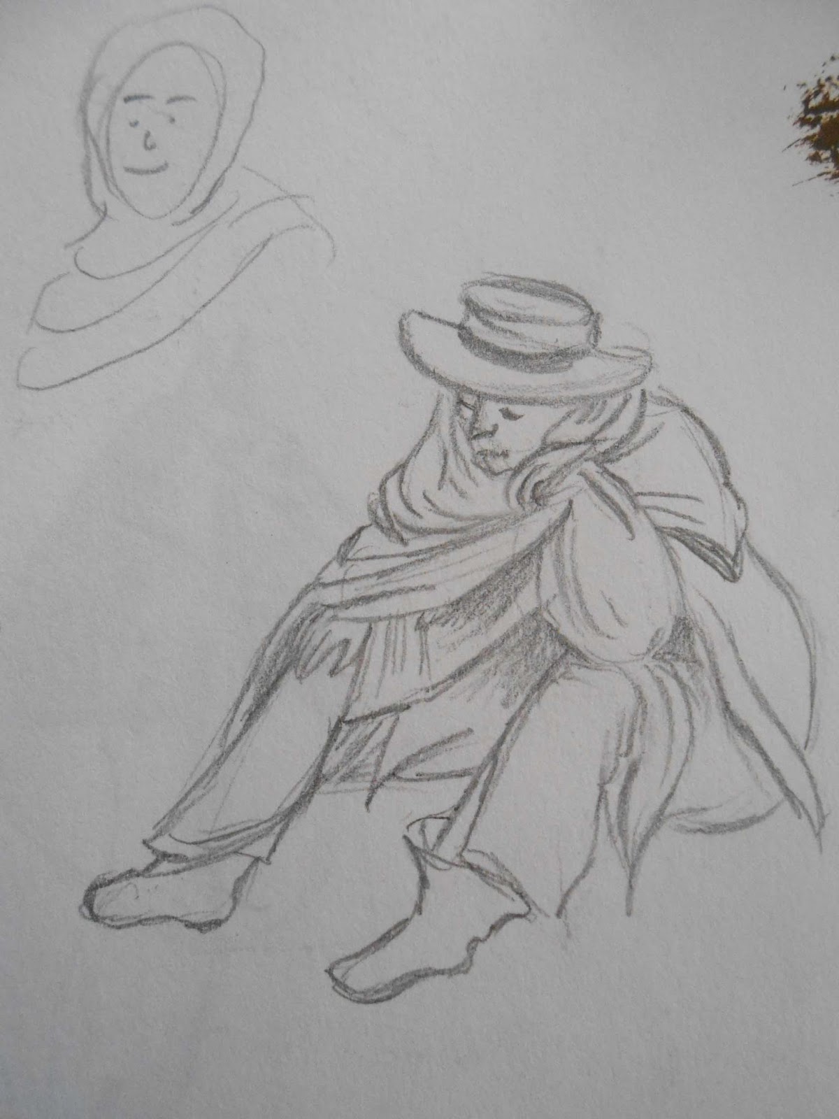 Curso de Ilustración 1 San Carlos 2013: Bocetos - Brenda Castrejón