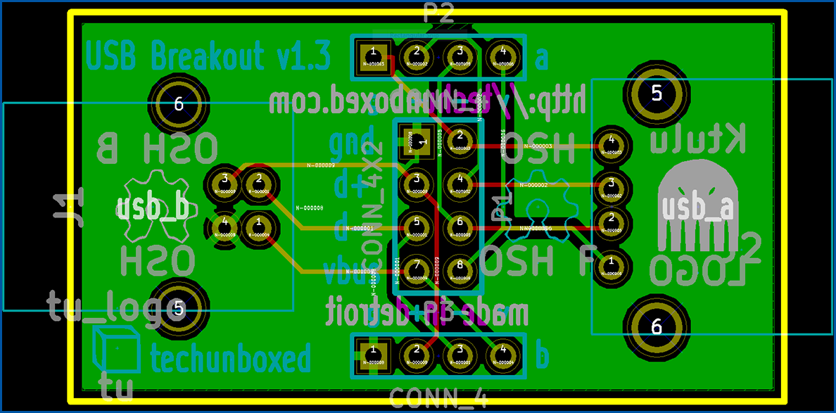 Techunboxed: USB Breakout Board