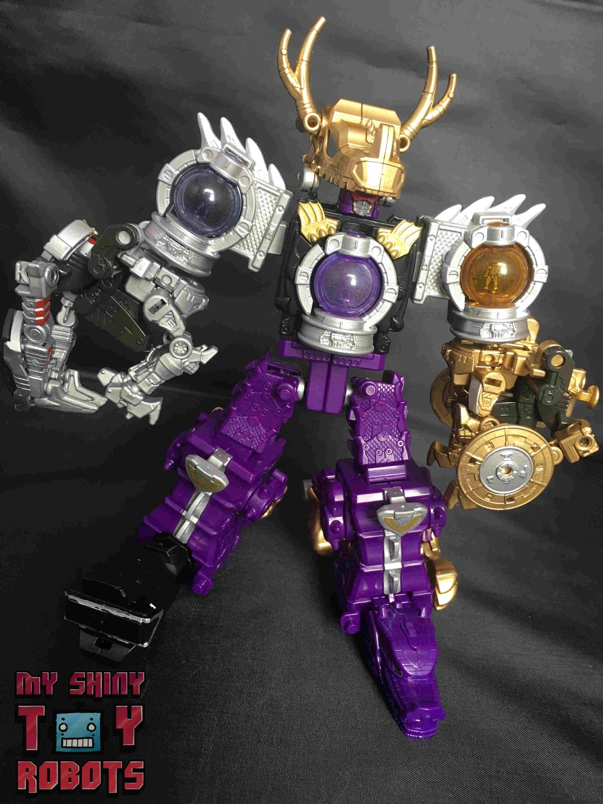 My Shiny Toy Robots: Toybox REVIEW: Uchu Sentai Kyuranger Minipla RyuTeiOh