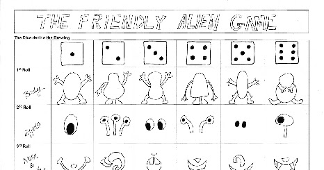 Hey, That's My Art Teacher: Those old Roll the Dice Drawing Games