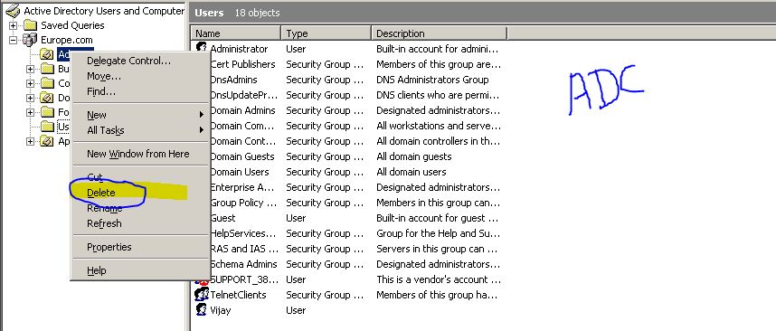 For TechGuys: Lost And Found Folder in Active Directory