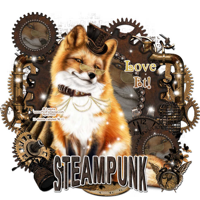 Nessa's PSP Kreationz: CT Laguna "Steampunk Fox" featuring kit by Dees ...