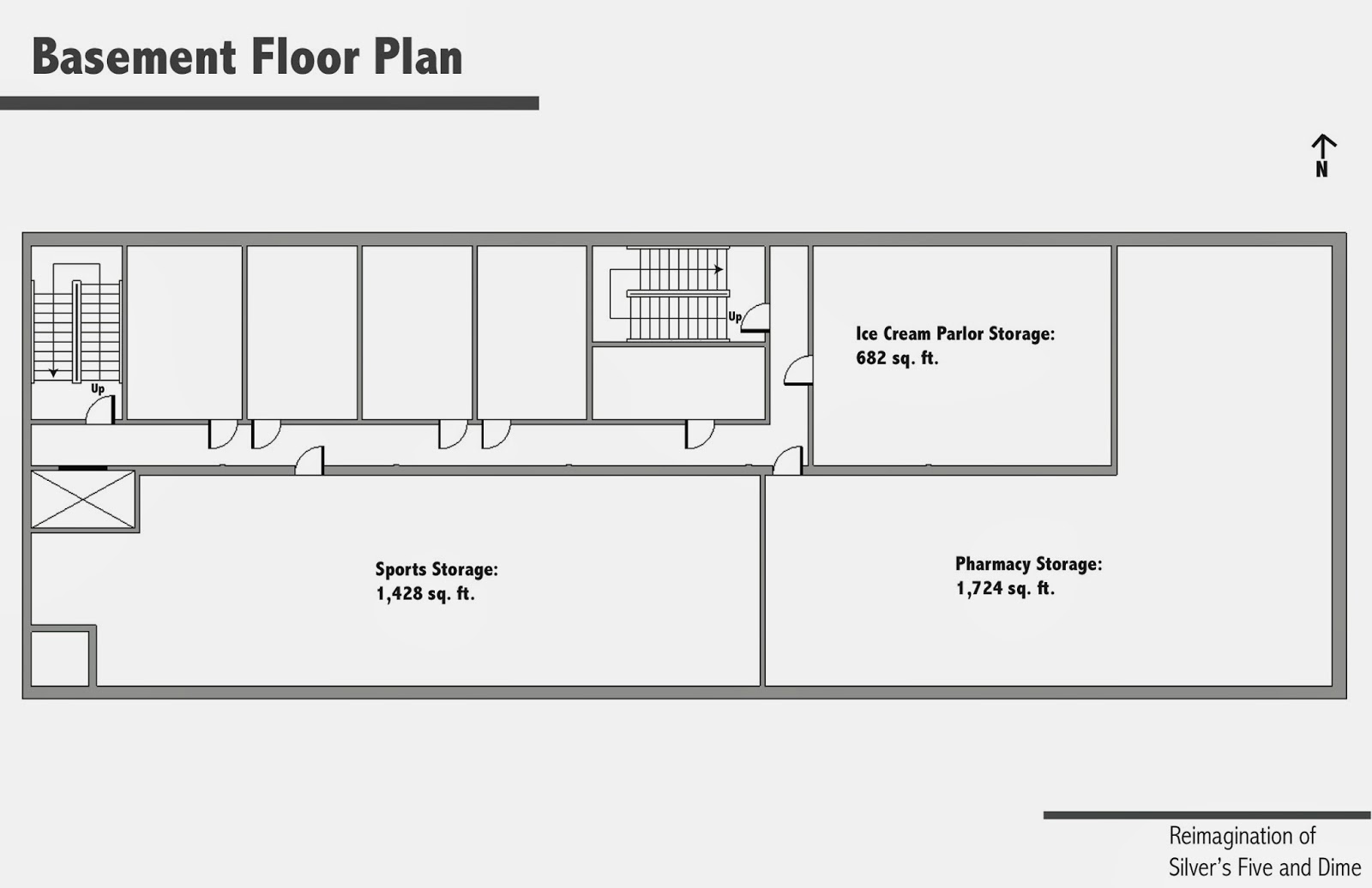 Katie's Design Blog: Reimagining Silver's Five and Dime: Revised Floor ...
