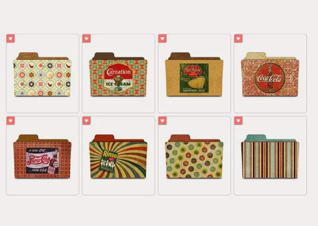 Vintage Folders Icons – Free Icon - De volta ao retrô