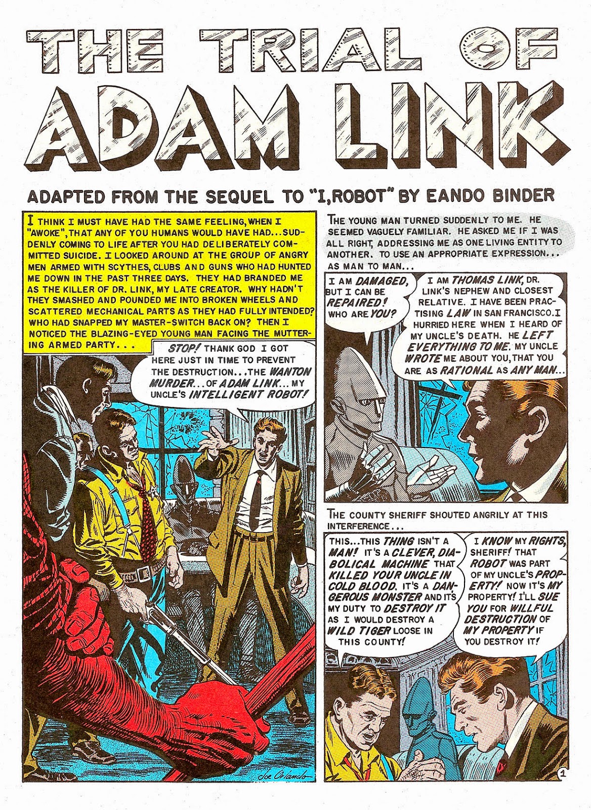 APOCOLYTE'S WORLD OF COMICS: ROBOT WEEK Day 6 - An EC Comics ROBOT ...