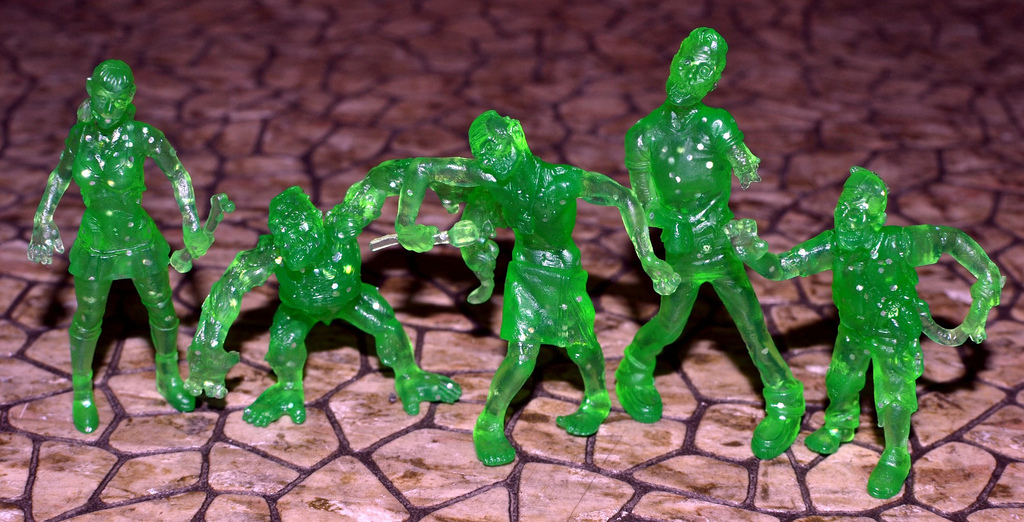 Plastic Toy Zombie Men