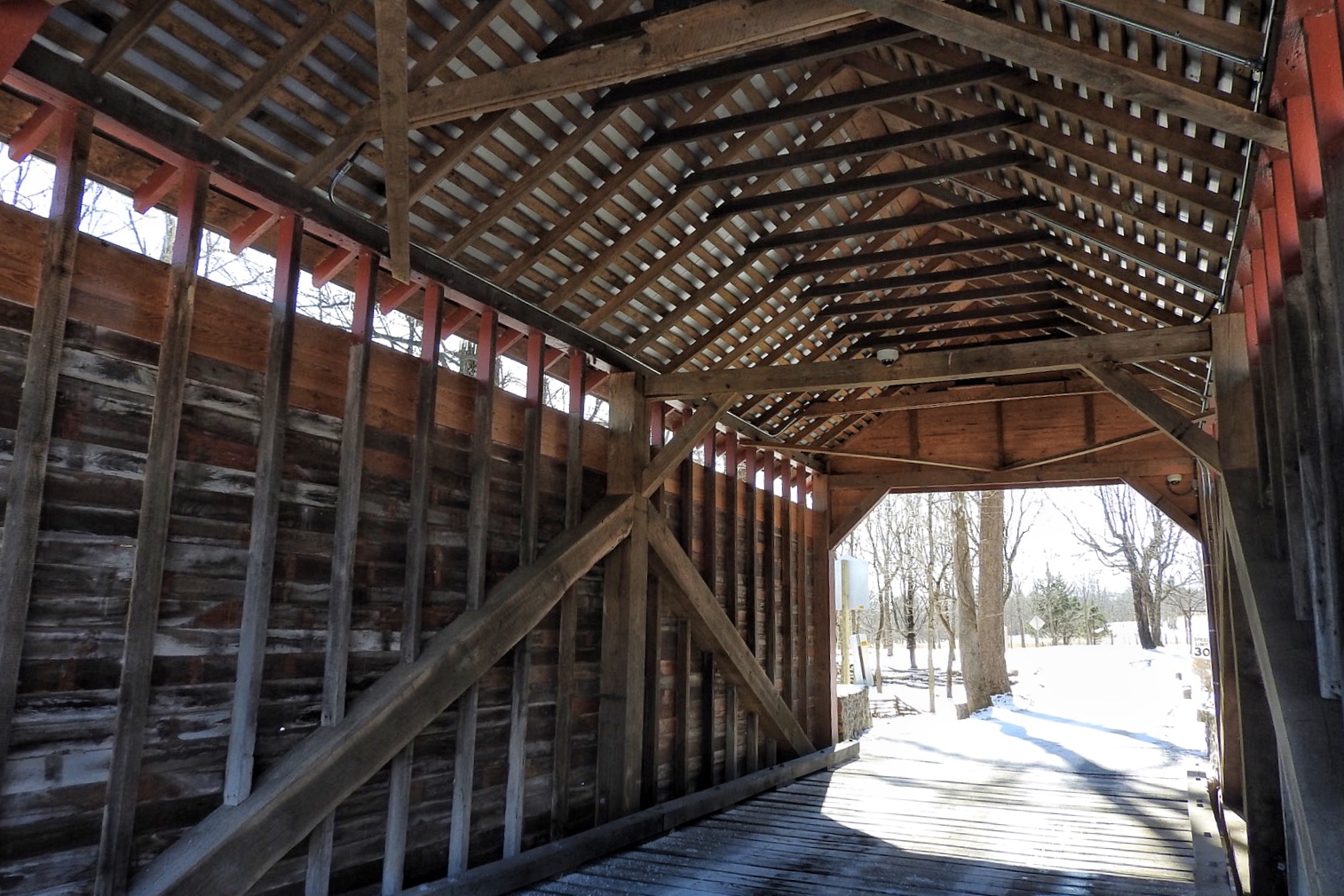 Terrierman's Daily Dose: Covered Bridge Interior Framing