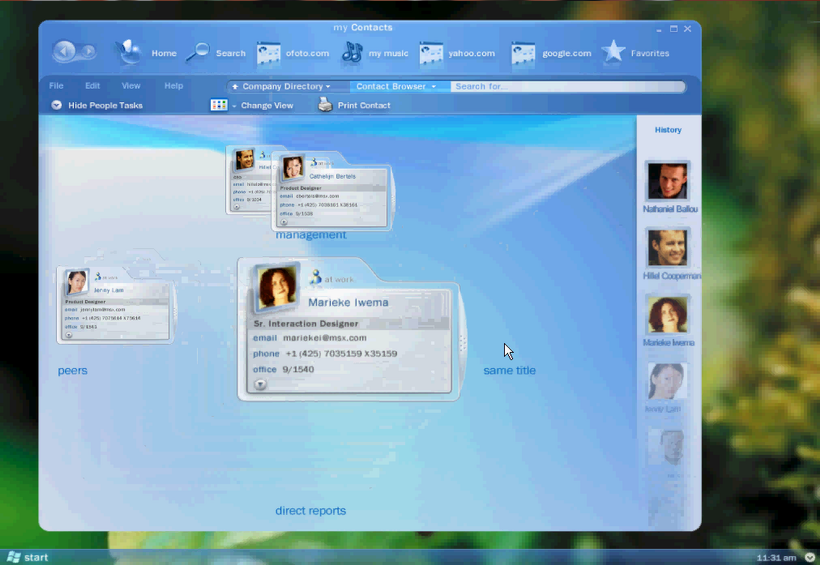 Windows Longhorn Concept