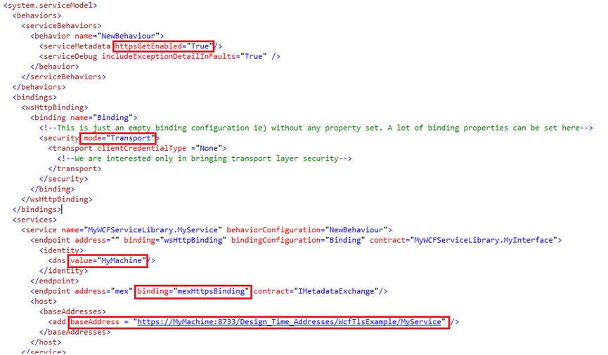 Dot Net Library: WCF Tutorial - HTTPS setting for WCF application
