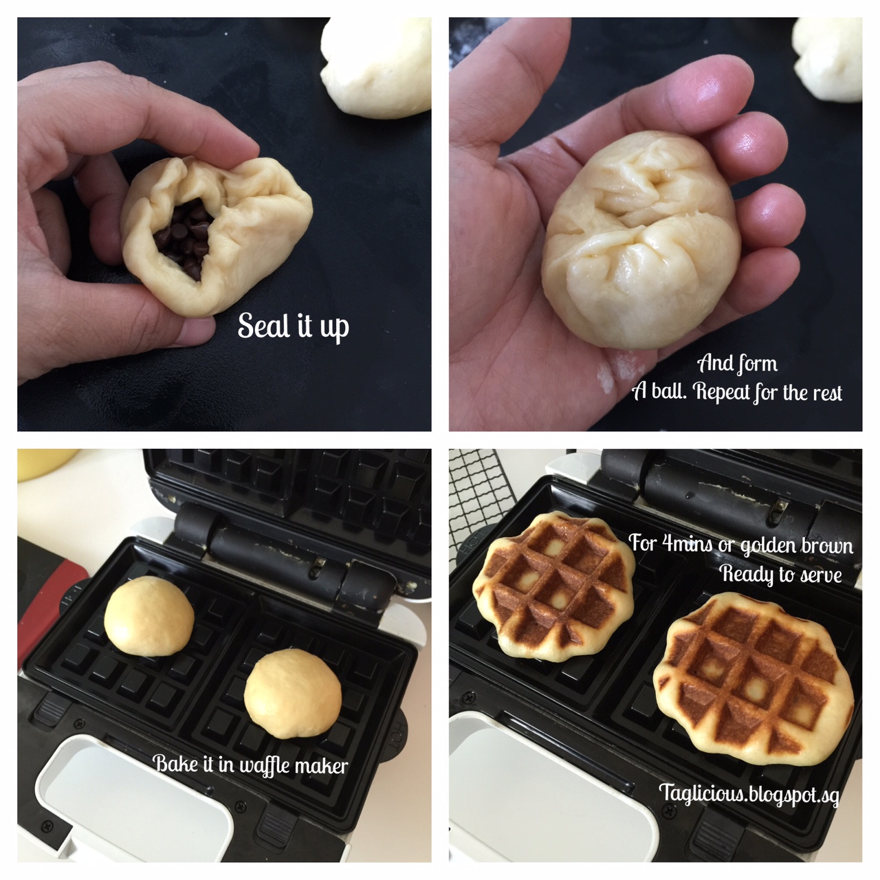TAGlicious: Waffle Bread with Chocolate