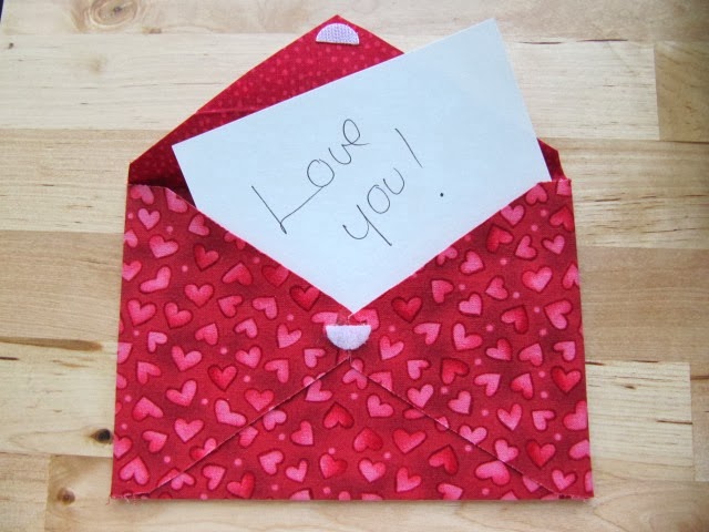 Sew Many Ways...: Easy No Sew Fabric Envelope Tutorial…Perfect for ...