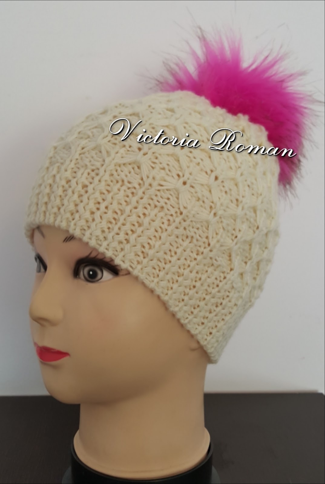 Lucru de mana crosetat, tricotat: Tutorial la caciula tricotata cu ...