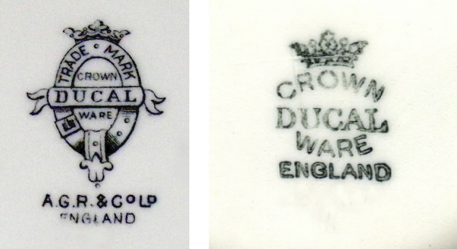 Crown Ducal & Charlotte Rhead Pottery: Crown Ducal backstamps. Part 2 ...