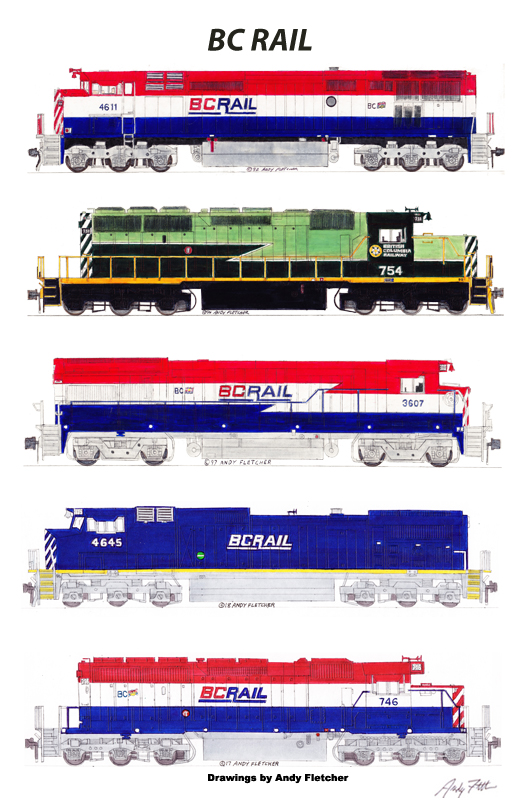 Andy Fletcher Blog-: A Pair of BC Rail SD40-2's Head to Prince George ...