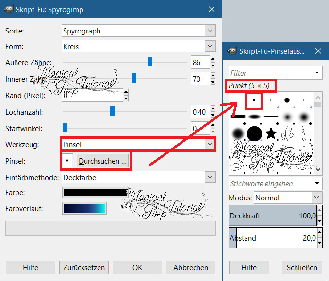 Magical Gimp-Tutorial: Gimp Tutorial "Artwork"