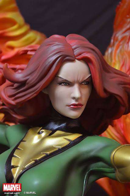 Jean Grey - Phoenix: Análise: Estátua de Jean Grey - Fênix - XM Studios