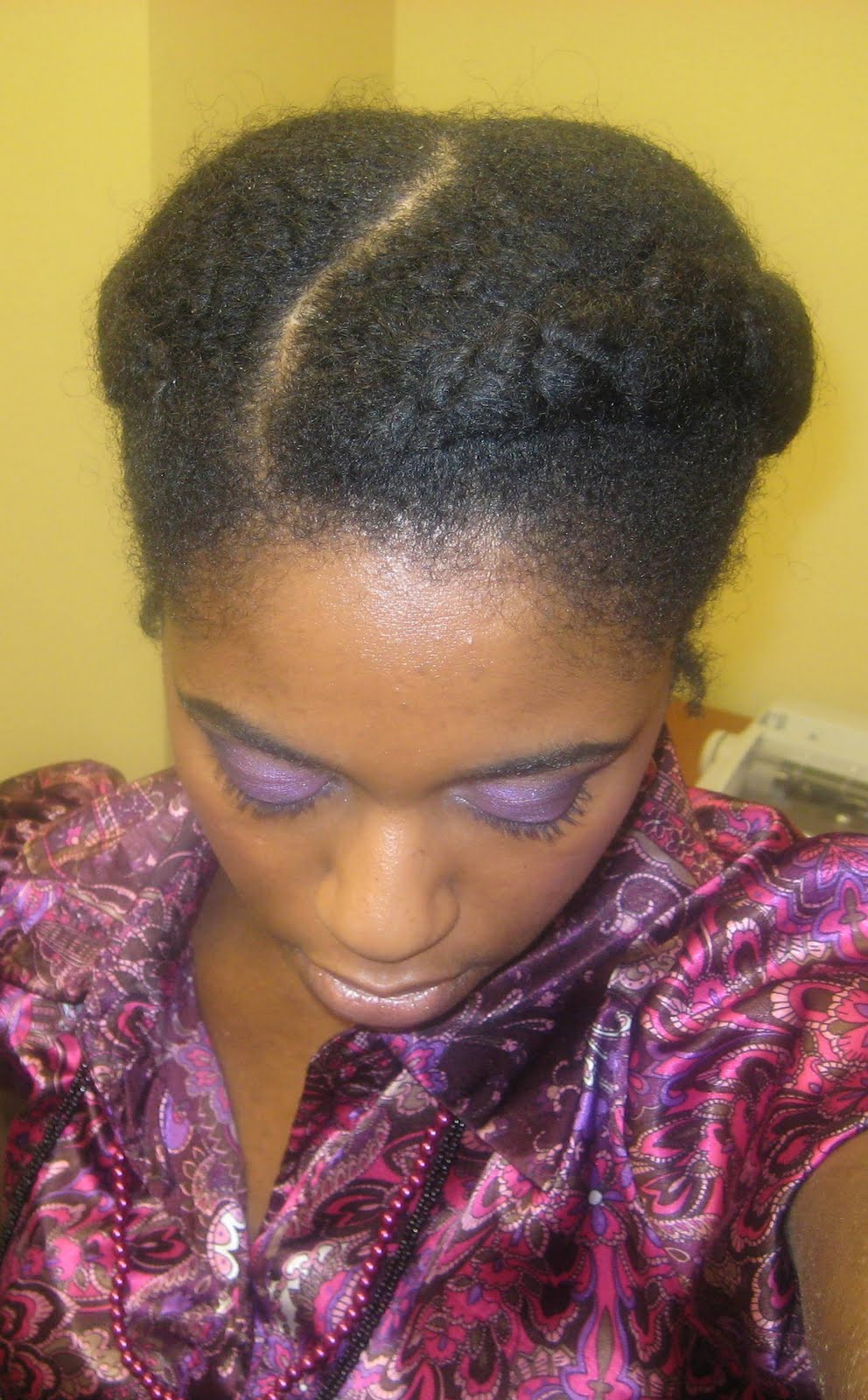 Naturally Elegant: Hair Today: French Braid Pin-Up (Day 6)