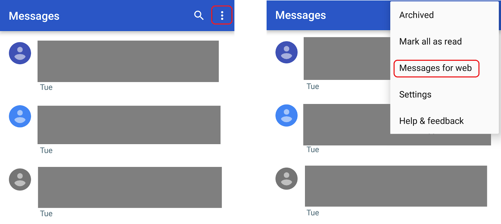 View your SMS on your computer. Messages on Web is here! - Sagaran's ...
