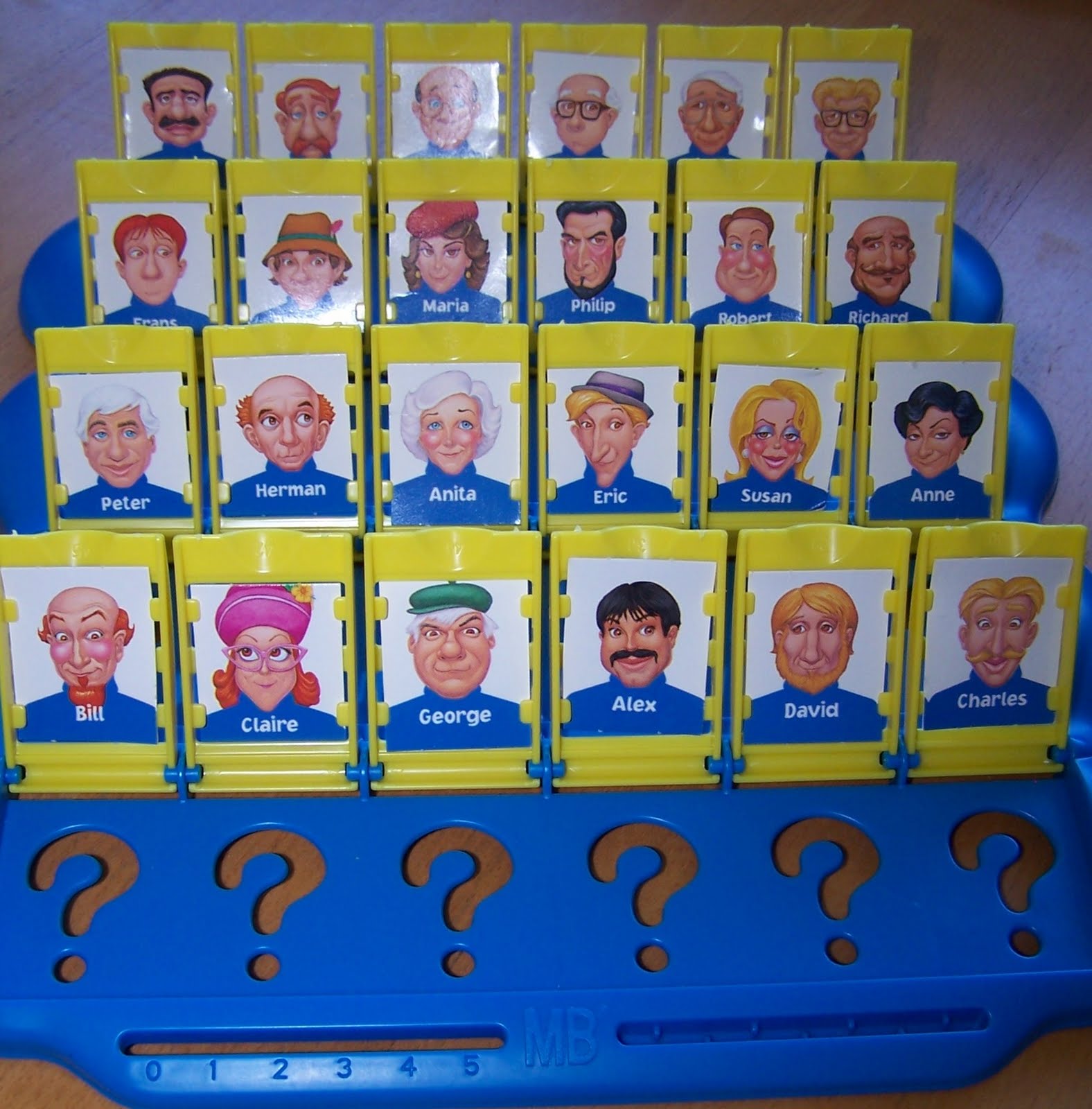 Reading with My Boys: Game: Guess Who?