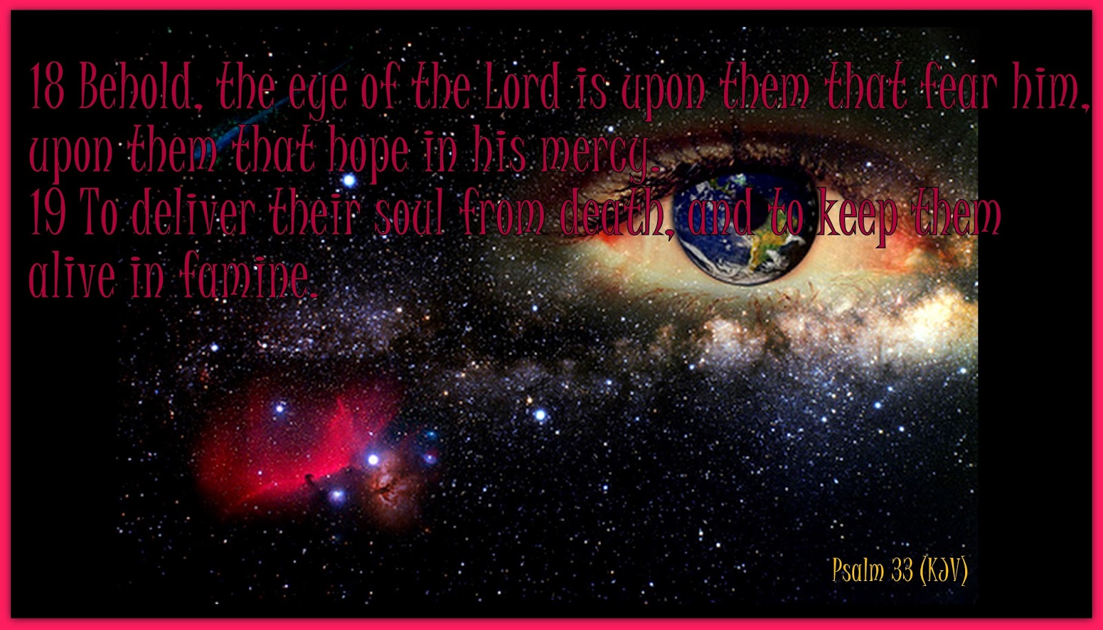 Red Pill Diaries: Psalm 33 (KJV)