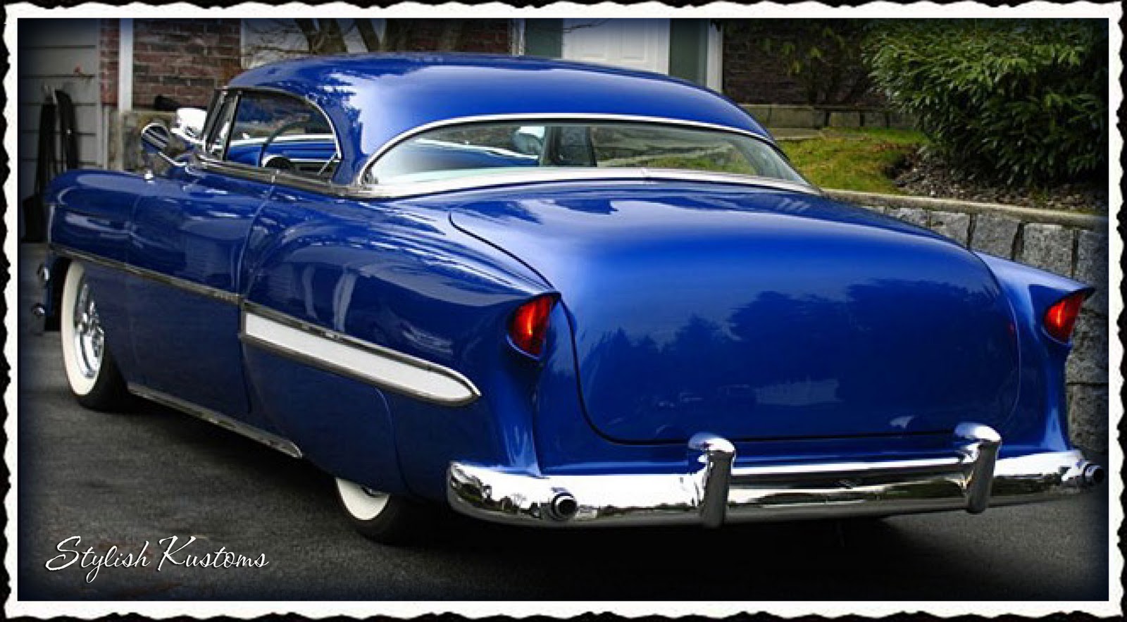 STYLISH KUSTOMS: Blue '54 Chevy...