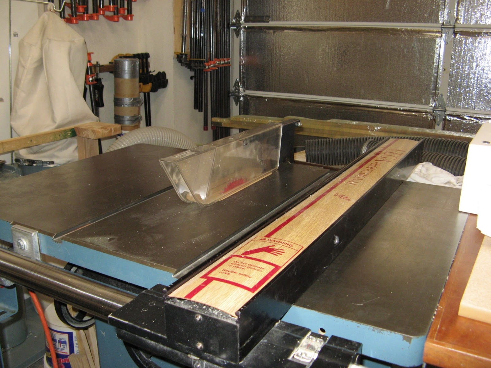 GeezerTalk: Table Saw Blade Guard/Dust Collector, mark2