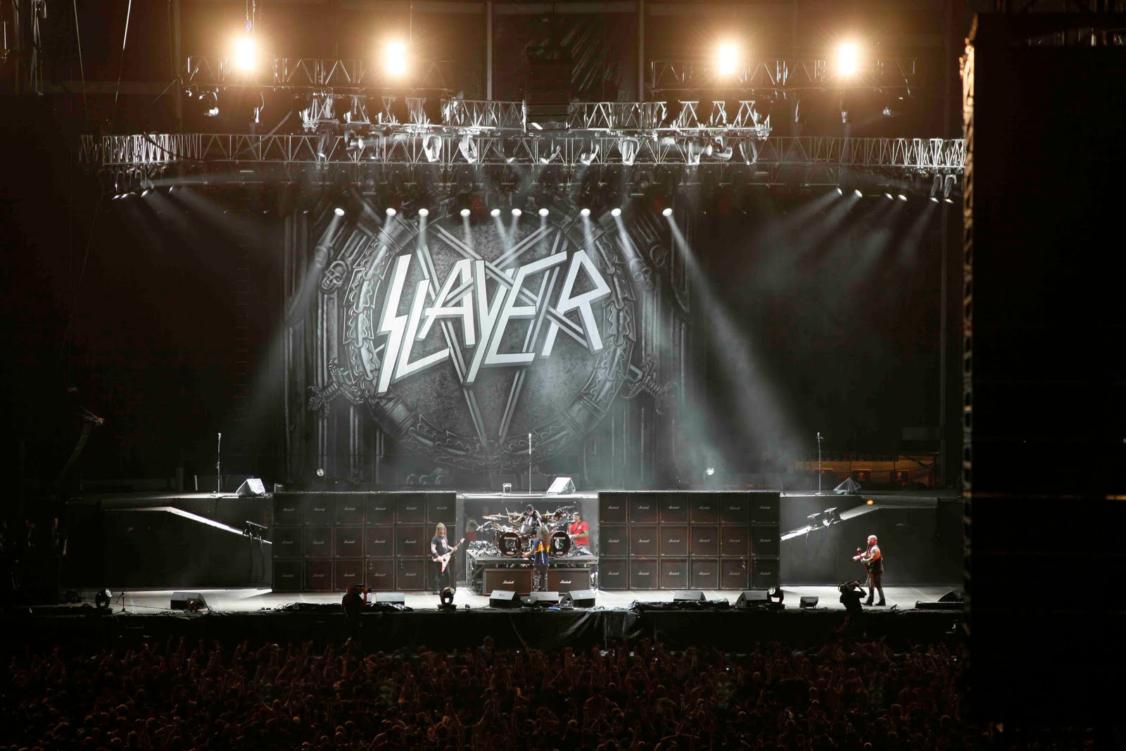 Horns Up Rocks: Slayer's Dave Lombardo at the Big Four Concert at ...