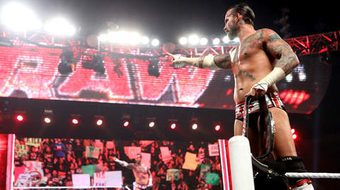WWE In live!!!!: CM PUNK vs THE MIZ