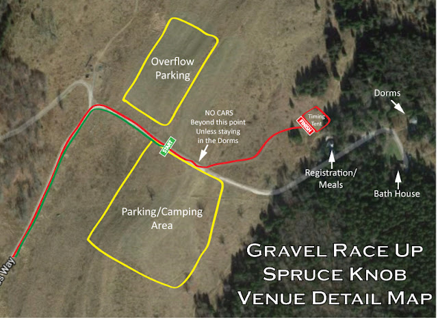 Spruce Knob Cycling: Directions