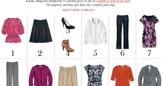 cardigan junkie: The Ultimate Mix and Match Wardrobe (thanks BR and Lucky!)