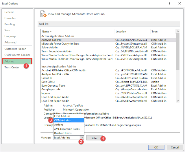 How To Enable The Power BI Add-Ins in Excel 2013 and Excel 2016 ...
