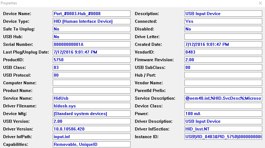 Henry Choi: USB HID on STM32F042