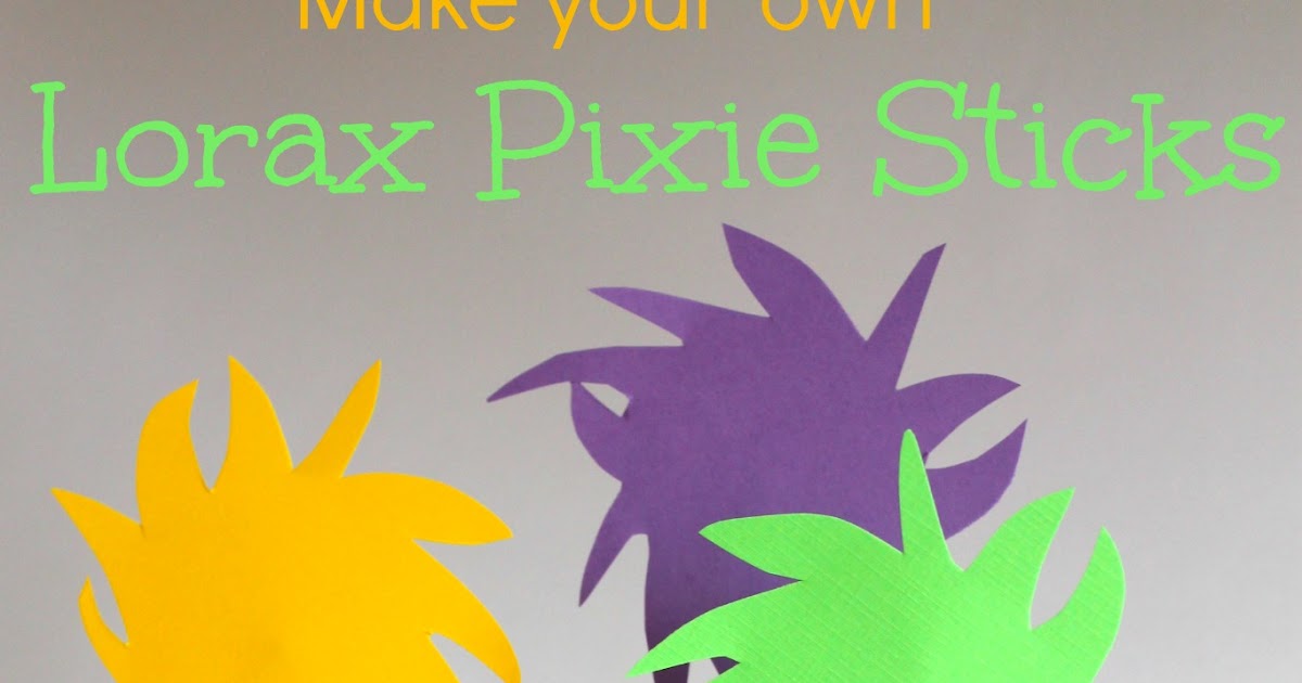 Make Your Own Lorax-Inspired Pixie Sticks ~ Reading Confetti