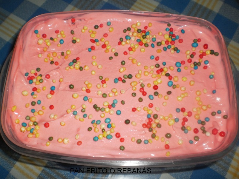 PAN FRITO O REBANÁS: HELADO DE CHICLE