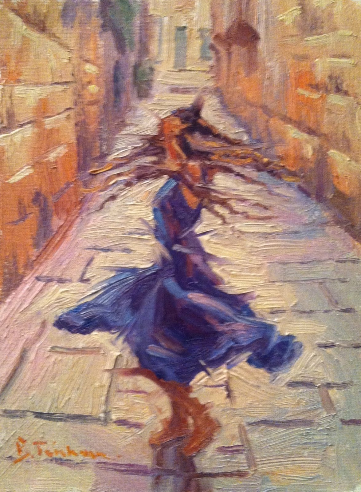 A Painter's Journey: "JERUSALEM SUNSHINE" 24 X 30, oil/palette knife on ...