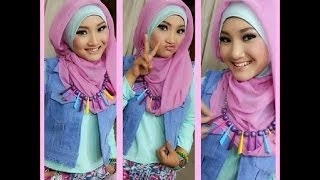 Model Hijab Ala Fatin Shidqia Lubis | world style