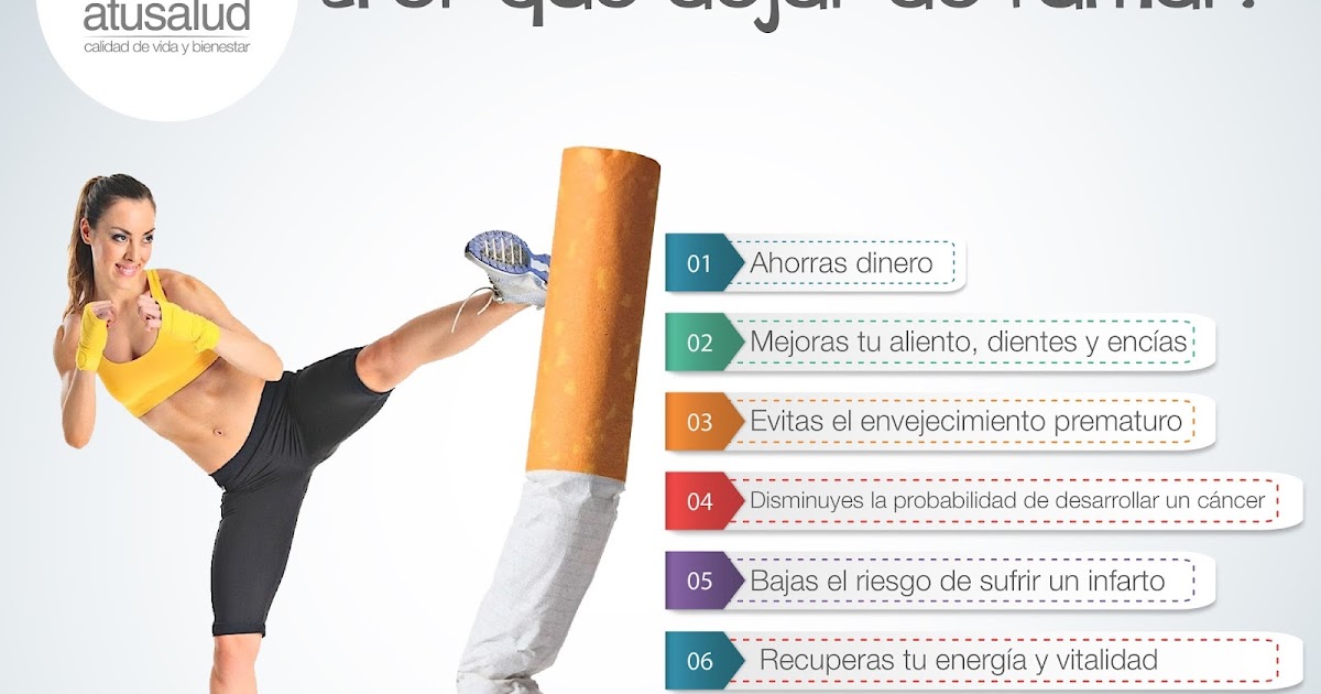 Beneficios dejar de fumar...