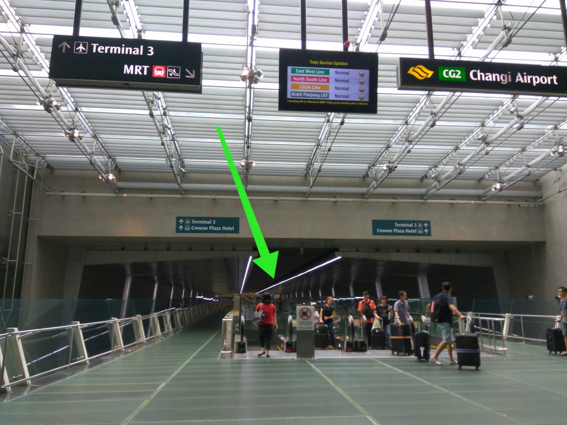 Cara Naik MRT dari Terminal 4 Changi Singapura