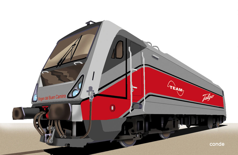 ILUSTRACIONES TRENES M. CONDE: TALGO TRAVCA