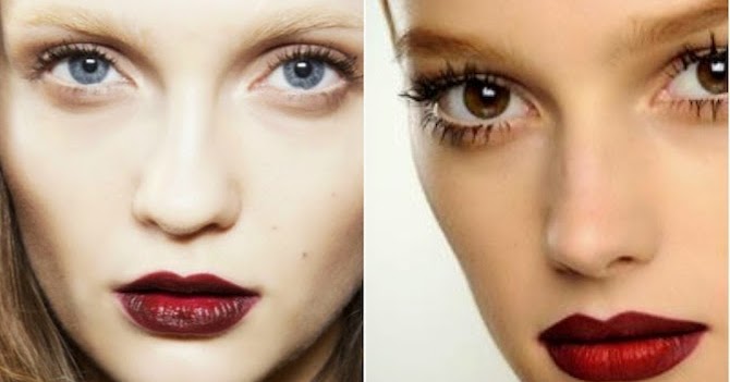 FRANKIE HEARTS FASHION: Makeup Monday: Heavy Lashes. Wine Lips