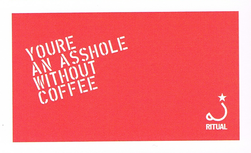 Persuasion and Influence: Ritual Coffee treats you like an ...