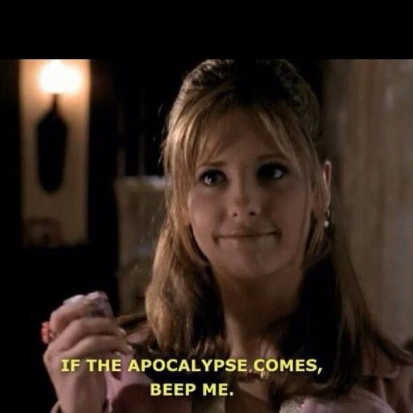 Supernatural Underground: "If the apocalypse comes, beep me."