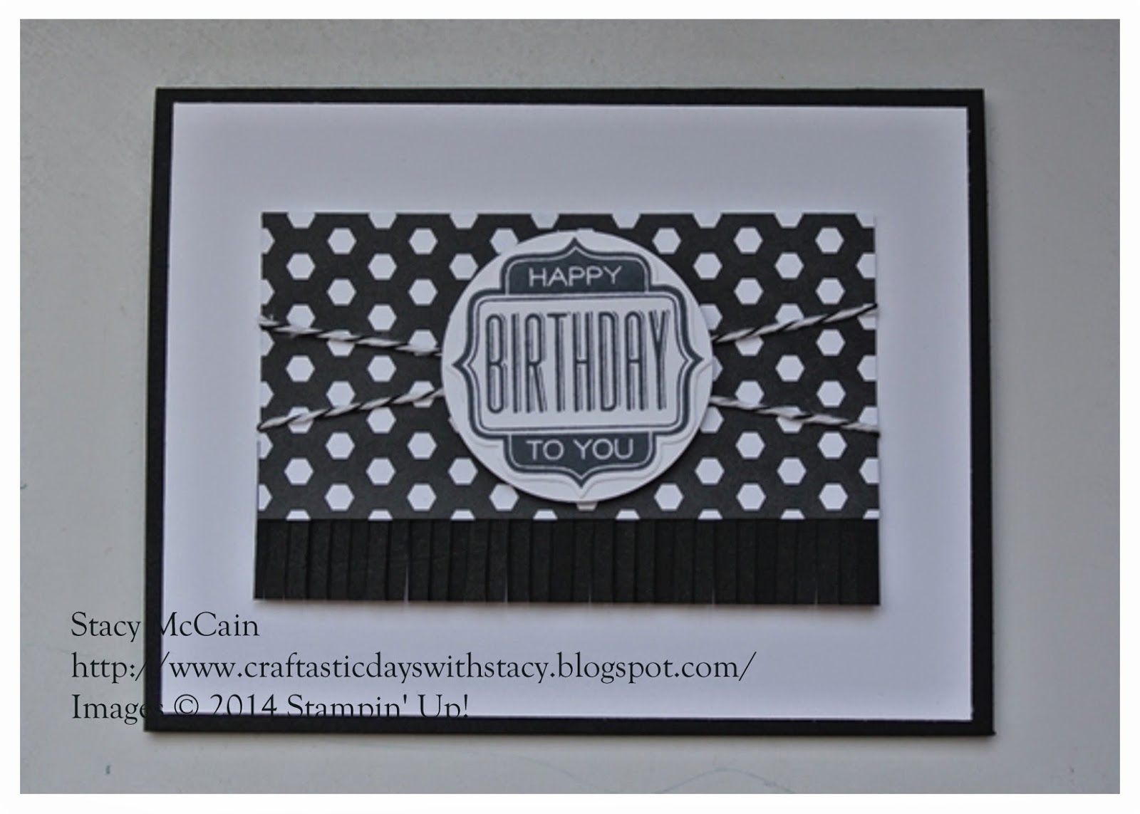 Craftastic Days with Stacy: A Week of Tag Talk - Happy Birthday