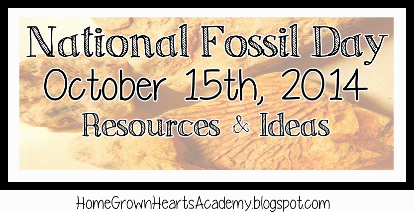 Home Grown Hearts Academy Homeschool Blog: National Fossil Day is ...