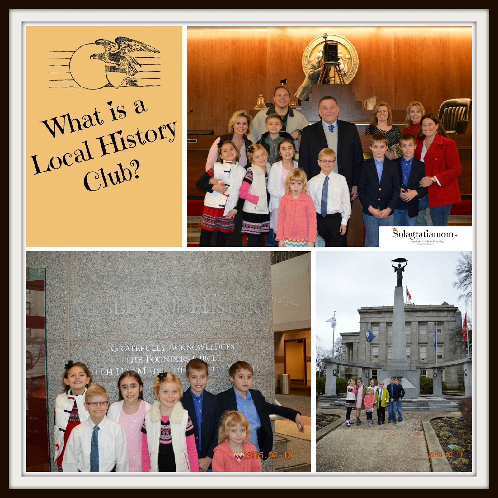 Solagratiamom: What is a Local History Club?