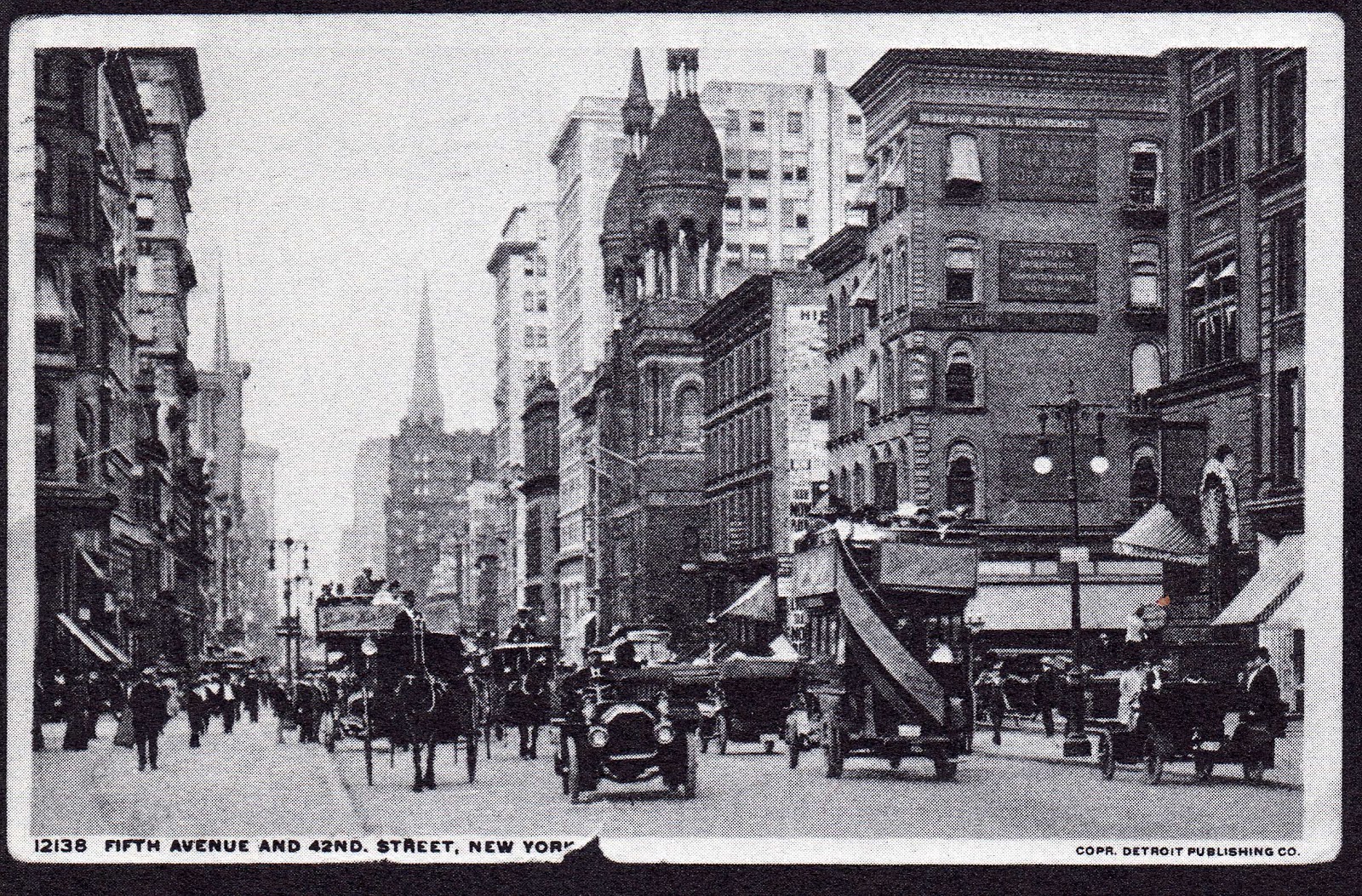 Historia de los Rascacielos de Nueva York: El perfil de Manhattan en 1908.