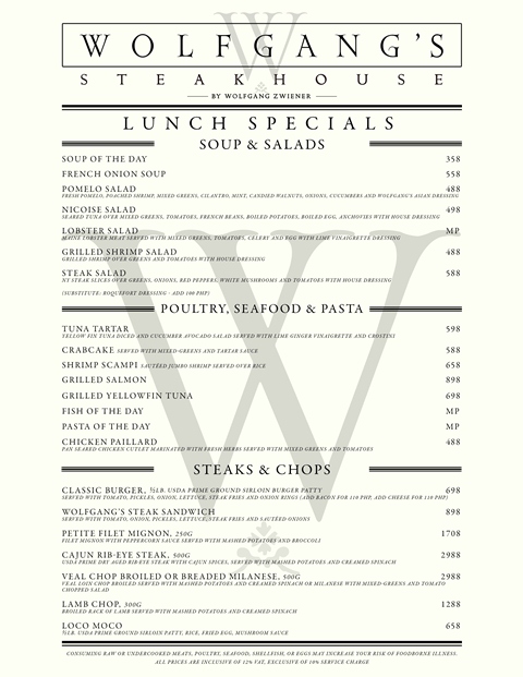 ERICJAZ FOODIES: WOLFGANG'S STEAKHOUSE