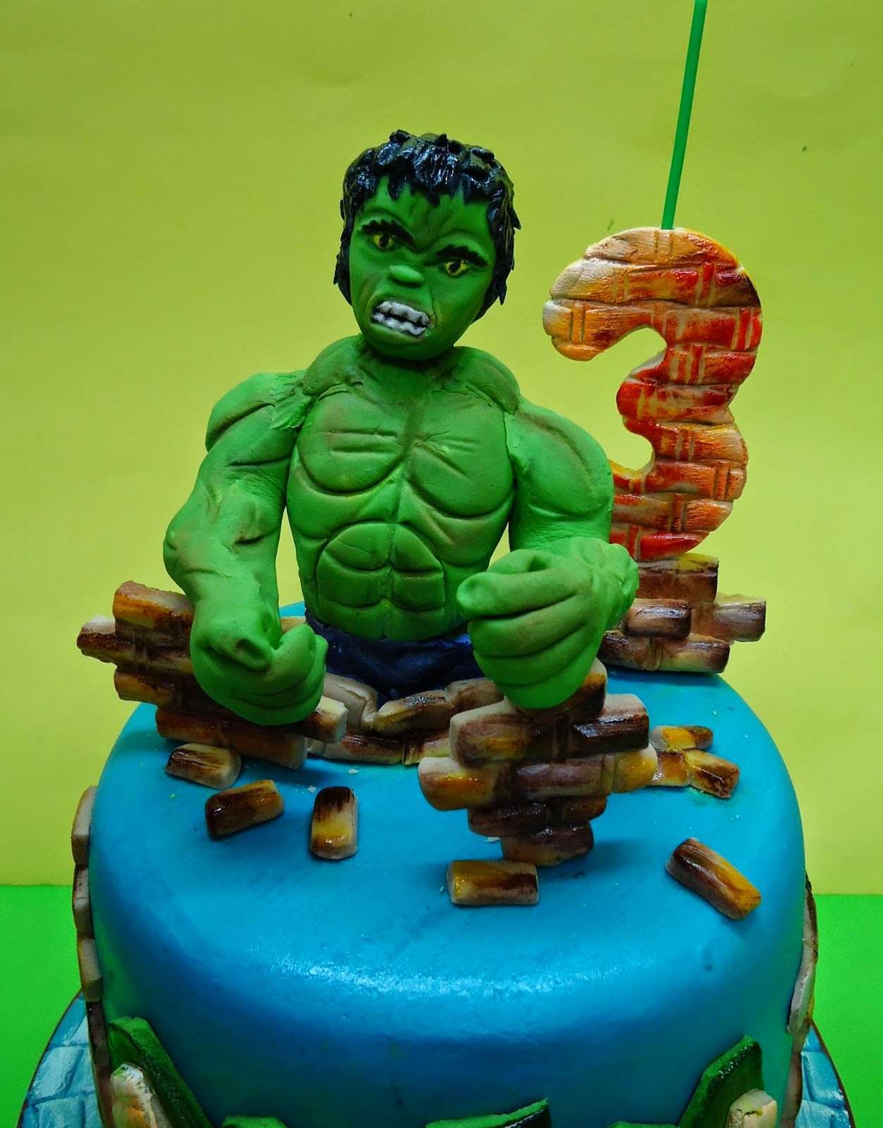 Pasteles Isabella: TARTA HULK
